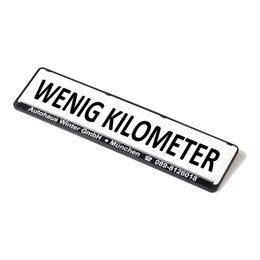 EICHNER Werbeschild für Kennzeichenverstärker Wenig Kilometer (9219-00158)