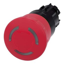 Siemens Indus.Sector Not-Halt-Pilzdrucktaster 22mm, rund, rot 3SU1001-1HB20-0AA0 (3SU10011HB200AA0)