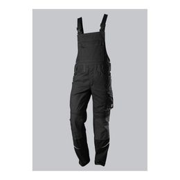 BP® Komfort-Latzhose mit Reflexelementen und Kniepolstertaschen, schwarz, Gr. 50, Länge n (1804-720-32-50-n)
