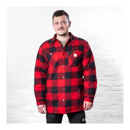 STIER Heavy Lumber Jacket bci cotton XXL buffalo plaid red ; STIER Workwear (907038)