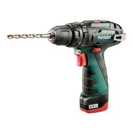 Metabo Akku-Schlagbohrschrauber PowerMaxx SB Basic Kunststoffkoffer; 12V 2x2Ah Li-Power + LC 40 (600385500)