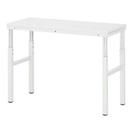 Rau Basis-Arbeitstisch Melamin BxTxH 1200x500x650-1000mm (E-B-AT-1200-500M.12)
