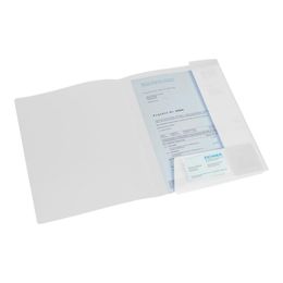 EICHNER PP-Mappe A4 mit Klappen, weiß, Abheftöse (9038-00072)