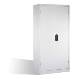C+P Schwerlast-Werkzeugschrank mit Dreht&uuml;ren, innen 4 B&ouml;den, H1950xB930xT600mm Front Lichtgrau Korpus Lichtgrau ; C + P M&ouml;belsysteme (8922-052|S10160)