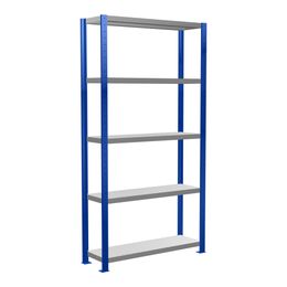 Schulte Grundregal Steckregal MULTIplus330 2000 x 1000 x 300 mm 5 Fachböden Kreuzstrebe RAL 5010 enzianblau/verzinkt ; SCHULTE LAGERTECHNIK (13930-B)