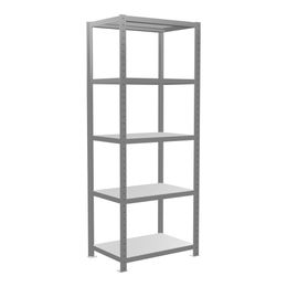 Schulte Grundregal Steckregal MULTIplus250 2000 x 750 x 500 mm 5 Fachböden Kreuzstrebe verzinkt ; SCHULTE LAGERTECHNIK (12950-75)