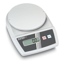 Kern EMB 2200-0 Kompaktwaage, aus Kunststoff/Metall mit Wiegebereich 2200g und Auflösung 0,1g für Wägen von kleinen Objekten, EMB 2200-0)