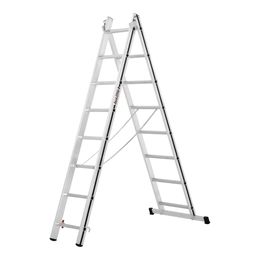 Hymer Alu-Pro, Allzweckleiter zweiteilig, 2x8 Sprossen (7004516)