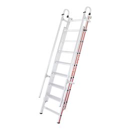 Hymer Einhänge-Schiebeleiter, 2x8 Sprossen (609204)