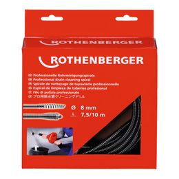 Rothenberger Spirale 8mm x 7,5m mit Werkzeugkupplung und Seele (72425)