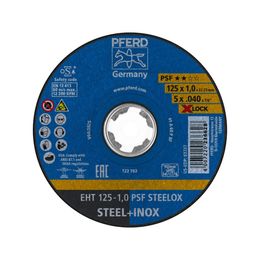 Pferd Trennscheibe PSF X-LOCK STEELOX 125x1mm (61721101)