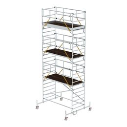 Munk Rollgerüst SG 1,35 x 3,0 m mit Fahrbalken und Doppel-Plattform Plattformhöhe 6,62 m (175637)