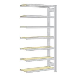 Regalwerk BERT Archivregal Anbaufeld HxBxT 2500x1005x600mm (B3-51211-60)