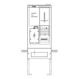 Hager Z&auml;hleranschlusss&auml;ule 1ZP + 1LP, 2-feldig ZAS175MH1)
