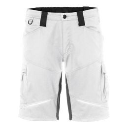 KÜBLER WORKWEAR Stretchshorts ACTIVIQ weiß/anthrazit Form 2950 Größe 40 ; Kübler Workwear (2950 5231-1097-40)