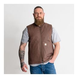 STIER Heavy Work Vest Padded bci cotton L Signature Brown (906709)