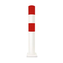 Moravia Rammschutz-Poller L Stahl rot/weiss 159 x 1200 mm zum Aufdübeln (199.88.077)