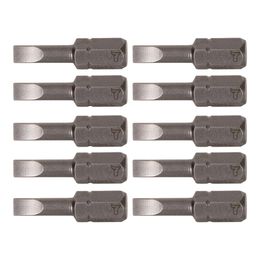 STIER Schlitz-Bit 4,0 x 0,8 mm, Form C 6,3, L&auml;nge 25 mm, 10er Pack (902380)