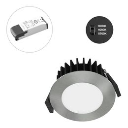 EVN Lichttechnik LED-Spot 230V dim. IP54 3000-5700K chr-sat L54N101325)