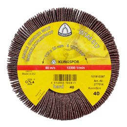 Klingspor WSM 617 Schleifmopräder CS 310 XF, 115 x 20 mm Korn 40 Gewinde M 14 (277014)