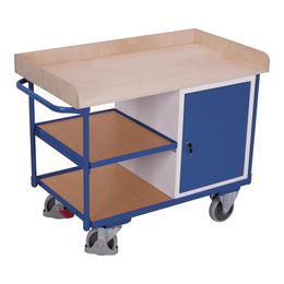 VARIOfit Werkstattwagen mit 3 Ladeflächen inkl. Tablett 1 Schrank ; Cordes (sw-600.610)