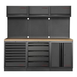 Kraftwerk Mobilio 3er Kombi Oberschrank (3964K-BLK-005)