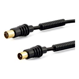E+P ELEKTRIK Antennenkabel 2,5m sw Gold AB302G (8701183)