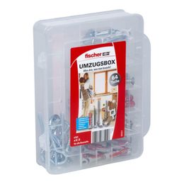 Fischer Umzugsbox DuoPower 6 und 8 mm 64-teilig (547211)