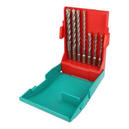 Heller Trijet SDS-plus Hammerbohrer, set 7-tlg. Durchmesser 5/6/6/8/8/10/12 mm (26813)