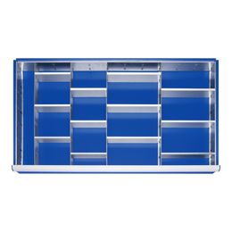 Rau Schubladen-Einteilungs-Set Schublade-XXL H 120-150mm 4 Trenn + 16 Steckwände (09-200-74)
