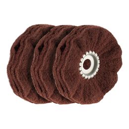 Osborn Schleifvliesring-Set, 3-teilig (A), zum Satinieren mittelfein, Ring-⌀ 100 mm (L065681650)