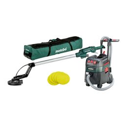 Metabo Set LSV 5-225 Langhalsschleifer + ASR 35 L ACP Allessauger mit 25 Haftschleifblättern P 120, Werkzeugtasche, 690885000)