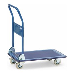 Fetra Ganzstahlwagen 3100, Tragkraft 150kg Vollgummi-Reifen, klappbarer Rohrschiebebügel)