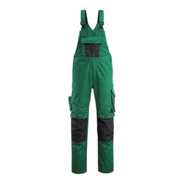 Mascot Augsburg Latzhose Größe 82C44, grün/schwarz (12169-442-0309-82C44)