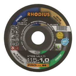 Rhodius PROline XT69 MULTI Extradünne Trennscheibe 115 x 1,0 x 22,23 mm (211202)