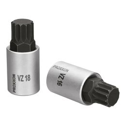 Proxxon 1/2 Zoll-Vielzahn-Einsatz VZ 18, 55 mm lang (23329)