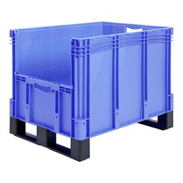 Bito Eurostapelbeh&auml;lter XL Set / XL 86424D mit Etikett L800xB600xH520 mm, blau (30250)
