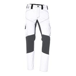 K&Uuml;BLER WORKWEAR Stretchhose ACTIVIQ wei&szlig;/anthrazit Form 2850 Gr&ouml;&szlig;e 40 ; K&uuml;bler Workwear (2850 5231-1097-40)