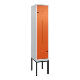 C+P Z-Spind Classic PLUS, Gestell, 2 F&auml;cher, 2120x400x500mm, 7035/2004 Verschluss Sicherheits-Drehriegel ; C + P M&ouml;belsysteme (0800337-122|S10030)
