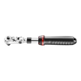 Facom Hochleistungsumschaltknarre mit verriegelbarem Teleskopgriff und Gelenk, staubdicht Abtrieb Au&szlig;envierkant 10 mm (3/8") (JXL.171)