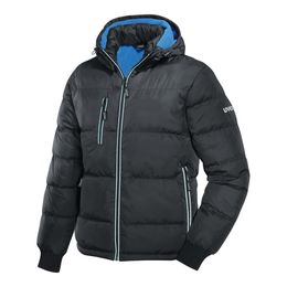 Uvex Thermo Steppjacke, schwarz / blau, Unisex-Größe: XL (9866812)