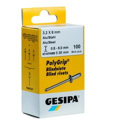 Gesipa Blindniete Mini-Pack Alu/Stahl 3 x 12 (1433532)