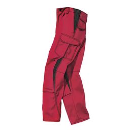 K&Uuml;BLER WORKWEAR K&uuml;bler IMAGE DRESS Hose mittelrot/schwarz 31 ; K&uuml;bler Workwear (2346 3411-5599-31)