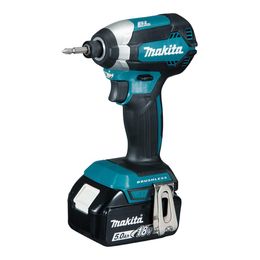 Makita DTD153RTJ Akku-Schlagschrauber 18V 5 Ah bürstenloser EC-Motor LED-Licht)