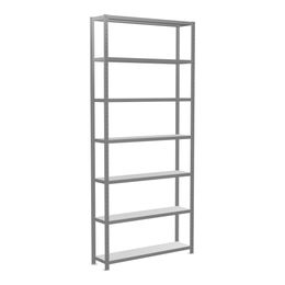 Schulte Grundregal Steckregal MULTIplus250 3000 x 1300 x 300 mm 7 Fachb&ouml;den Kreuzstrebe verzinkt ; SCHULTE LAGERTECHNIK (12932-130)