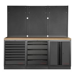 Kraftwerk Mobilo 3er Kombi Lochwand (3964K-BLK-006)