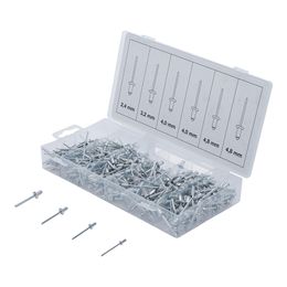 BGS-technic BGS Blindnieten-Sortiment Aluminium 2,4 - 4,8 mm 400-tlg. ; BGS technic (8058)