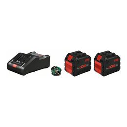 Bosch Akku Starter-Set: 2 x ProCORE 18 Volt 12,0 Ah GAL 18V-160 C und GCY 30-4 (1600A016GY)