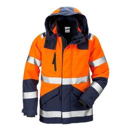 Fristads High Vis GORE-TEX Jacke Kl. 3 4988 GXB Größe S Warnschutz-Orange/Marine ; FRISTADS KANSAS (120987-271-S)