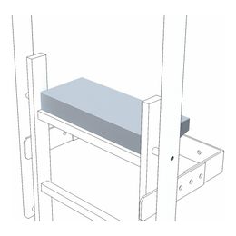 Zarges Austiegstritt 200 mm tief Stahl verzinkt (43285)